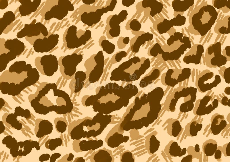 Leopard Pattern Print for Wallpaper Stock Illustration - Illustration ...