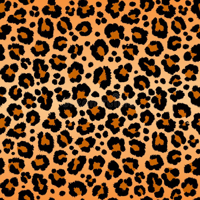 Leopard Pattern Texture Repeating Seamless Orange Black Fur Print Skin ... Leopard Pattern Texture Repeating Seamless Orange Black Fur Print Skin ...