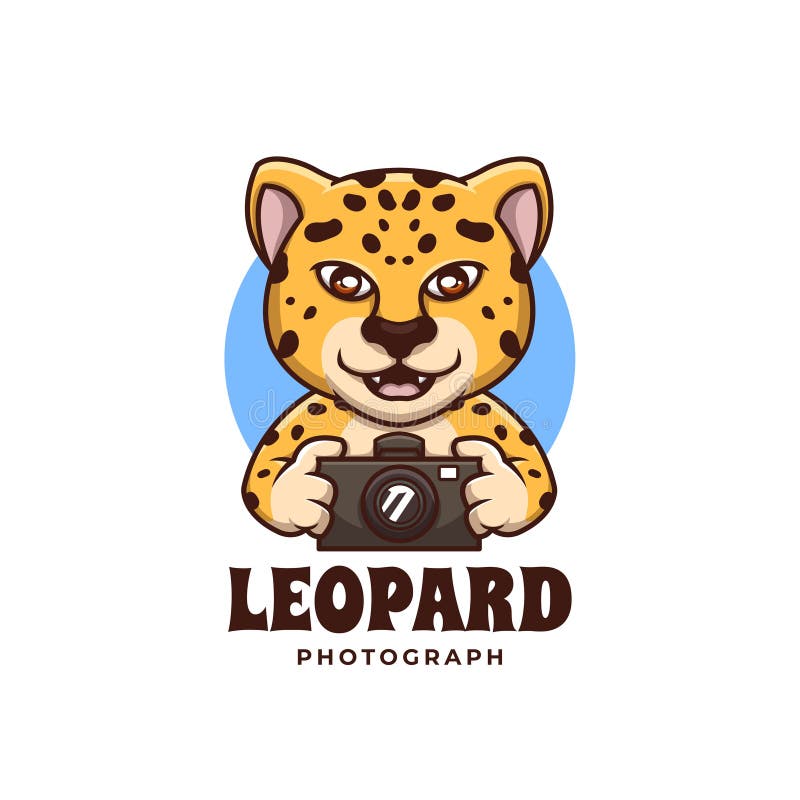 Leopard Photograph Cartoon Mascot Logo Stock Illustration ...