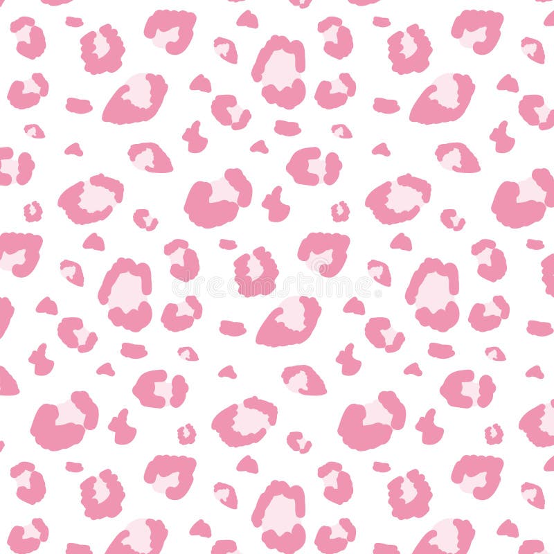 Leopard Pink Pattern. Vector Design in Pop Art Style. Stock Vector ...