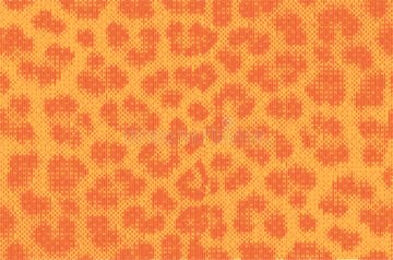 Leopard Pixel Art Style Stains Pattern Design. Stock Vector ...