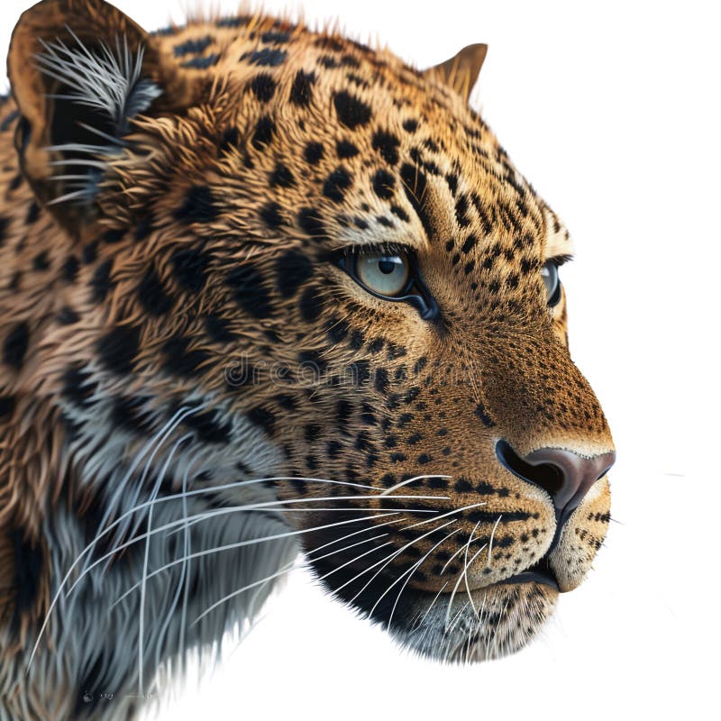 Leopard Portrait stock image. Illustration of predator - 347957911