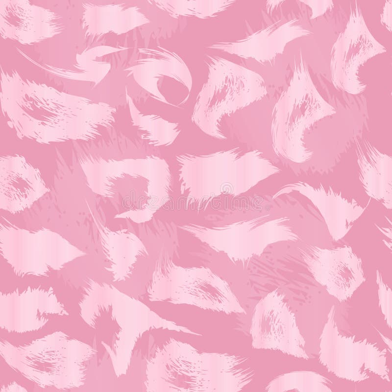 Leopard Print Pattern. Repeating Seamless Vector Animal Background ...