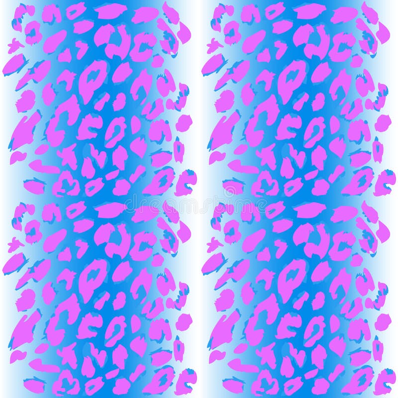 Leopard Print Pattern. Repeating Seamless Vector Stock Vector ...