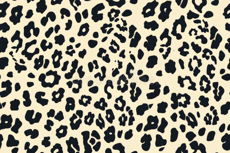 Leopard Print Pattern, Seamless Repeating Pattern, Flat Vector ...