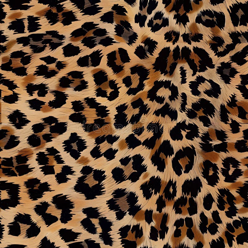 Leopard Print Pattern Texture Stock Illustration - Illustration of ...