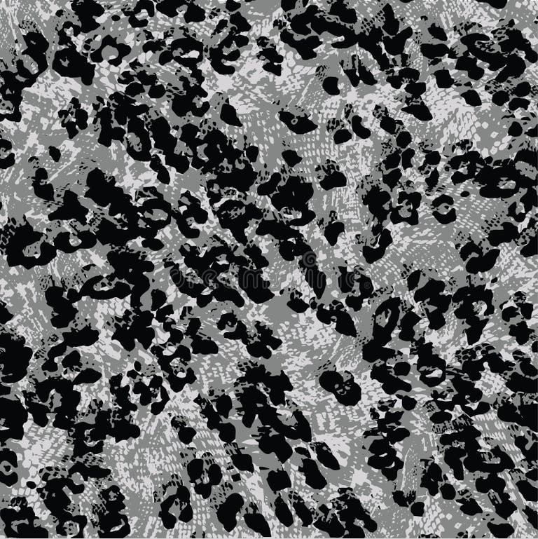 Leopard Print Pattern. Vector Seamless Background Stock Vector ...