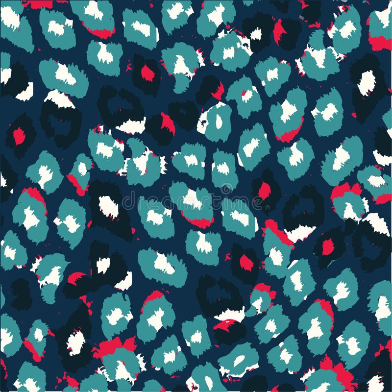 Leopard Print. Abstract Vector Seamless Pattern Stock Vector ...