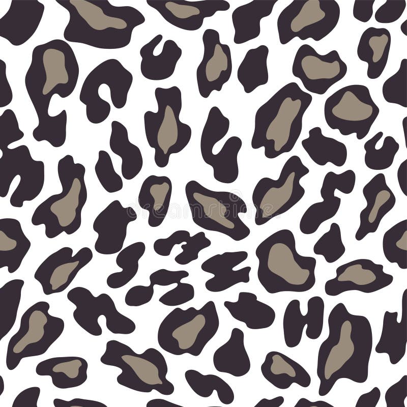 Leopard Print Pattern. Vector Seamless Background Stock Vector ...