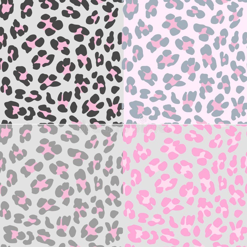 Leopard Print Pattern. Vector Seamless Background Stock Vector ...