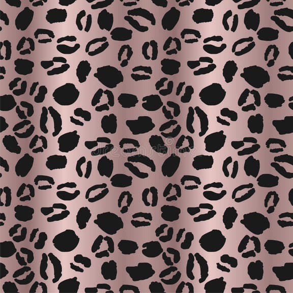 Leopard Print Repeat Pattern Design Stock Vector - Illustration of ...