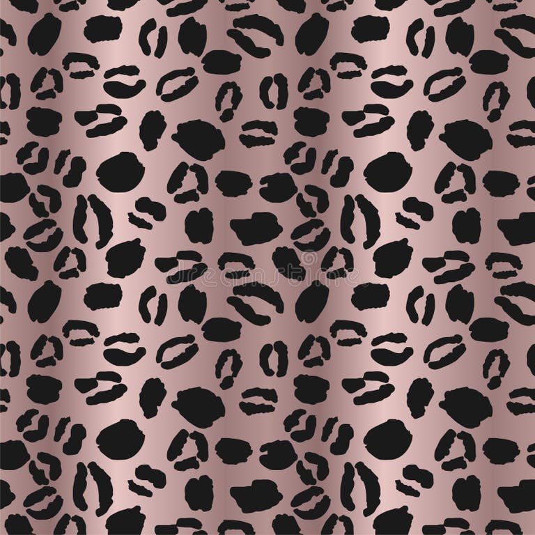 Leopard Print Repeat Pattern Design Stock Vector - Illustration of ...