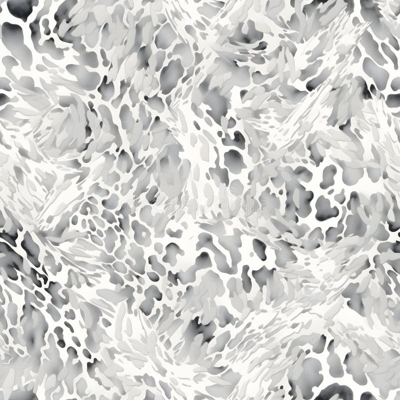 Leopard Print Seamless Pattern Design with Subtle Light Grey Textured ...