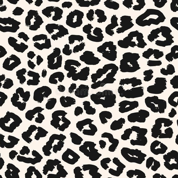 Black White Leopard Skin Pattern Stock Illustrations – 15,195 Black ...
