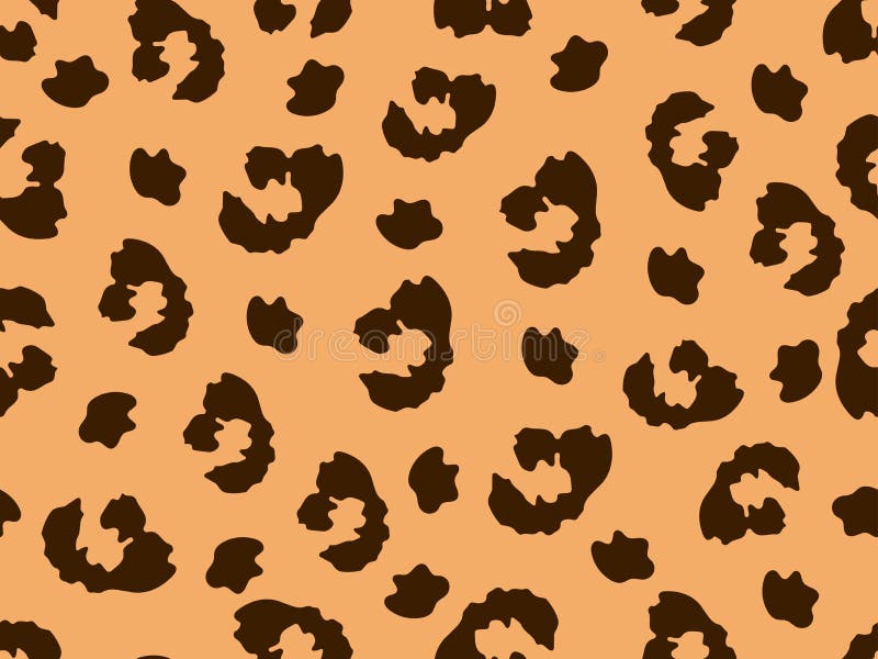 Leopard Seamless Pattern. Leopard Skin. Vector Background. Stock Vector ...