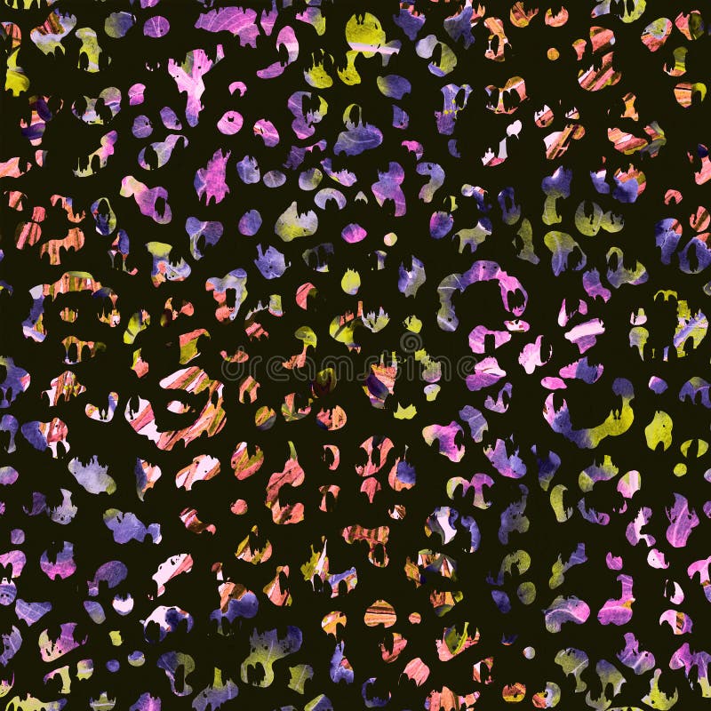 Watercolor Snow Leopard Texture Stock Illustrations – 93 Watercolor ...