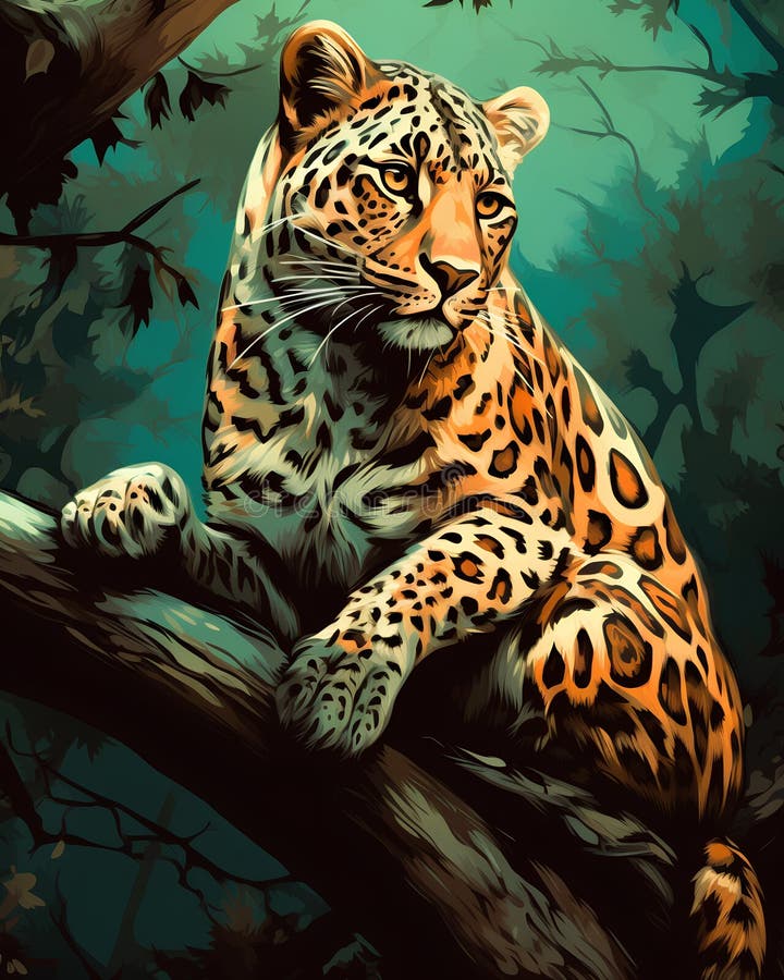 Eye of a Leopard. Eye of a Leopard. Vector Illustration Stock ...