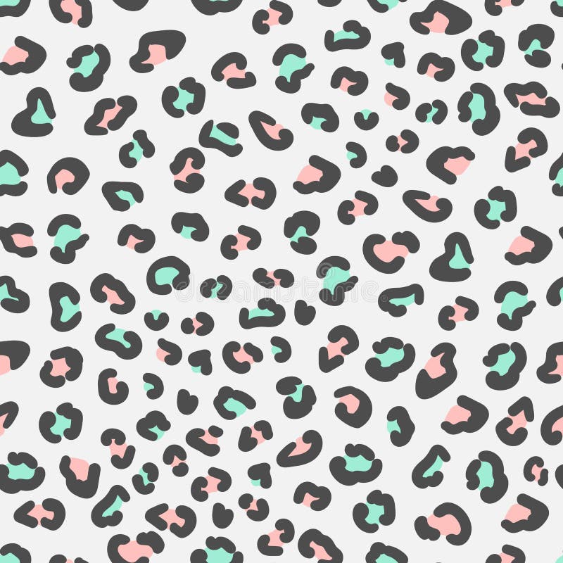 Leopard Skin Print of Spot, Stains. Seamless Pattern with Splash Stock ...