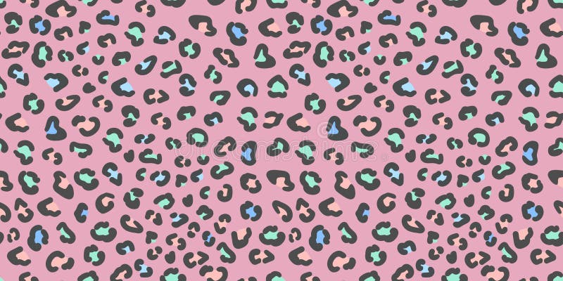 Leopard Skin Print of Spot, Stains. Seamless Pattern with Splash Stock ...
