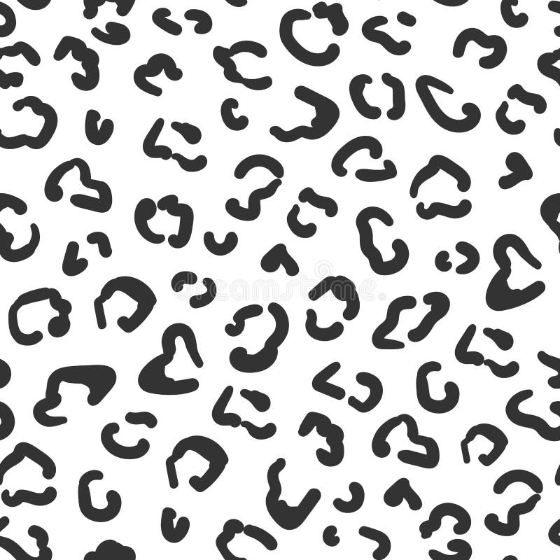 Leopard Skin Print of Spot, Stains. Seamless Pattern with Splash Stock ...