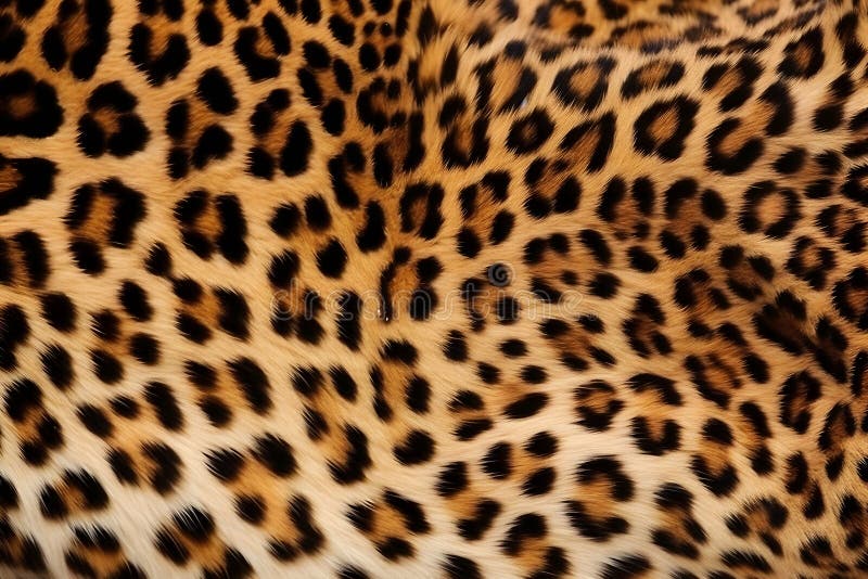 Leopard Skin Texture for Background. Neural Network AI Generated Stock ...