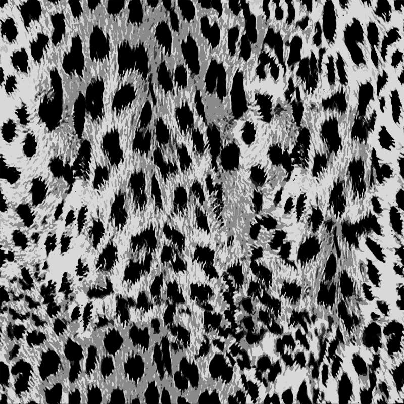Leopard Skin Texture Seamless Pattern Colored Stock Illustration ...