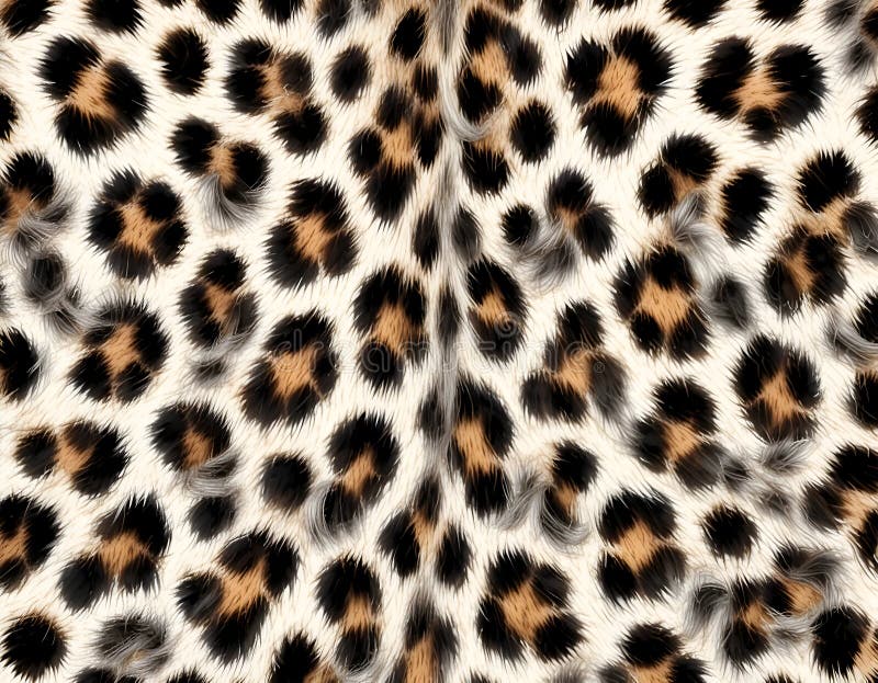 Leopard Spots Fur Texture Pattern Detailed Surface Background Stock ...