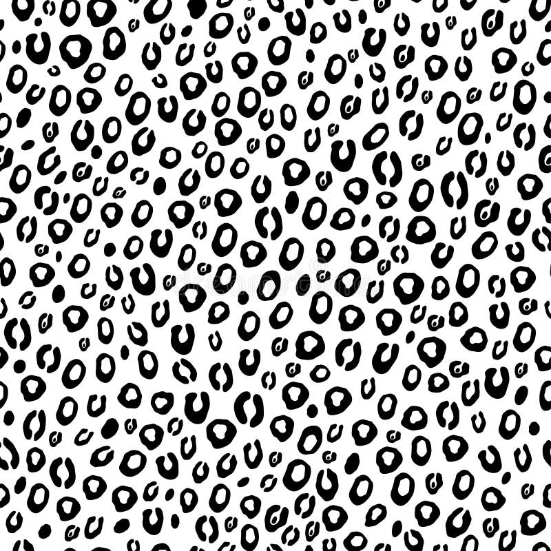 Leopard Spots Seamless Background Stock Vector - Illustration of ...