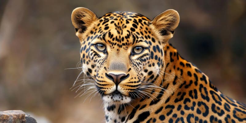 Leopard is Staring at the Camera with Its Mouth Open Stock Photo ...