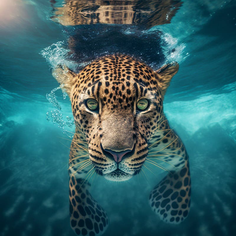 Jaguar Swimming Stock Illustrations – 24 Jaguar Swimming Stock ...