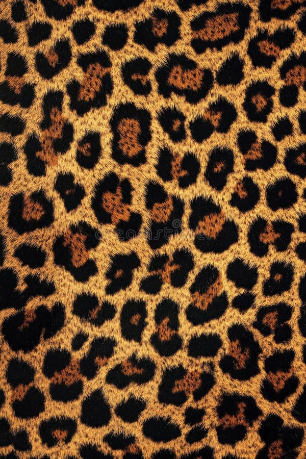 Detailed Leopard Texture Pattern on Fabric or Natural Surface Stock ...
