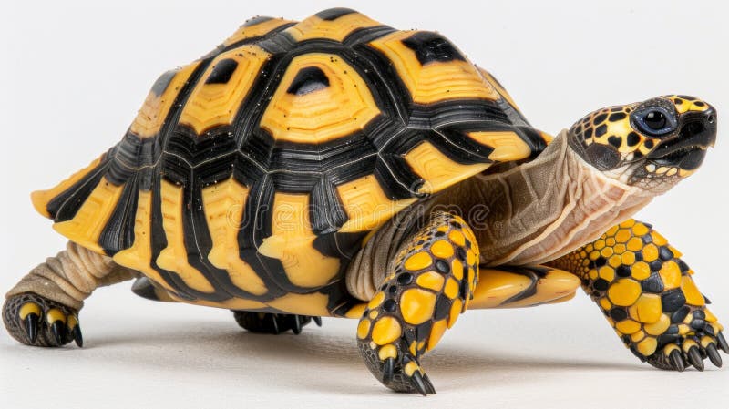 Leopard Tortoise Stands Proudly Displaying Its Striking Spotted Shell ...
