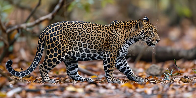 Leopard Walking Around in Wilpattu National Park Stock Photo - Image of ...