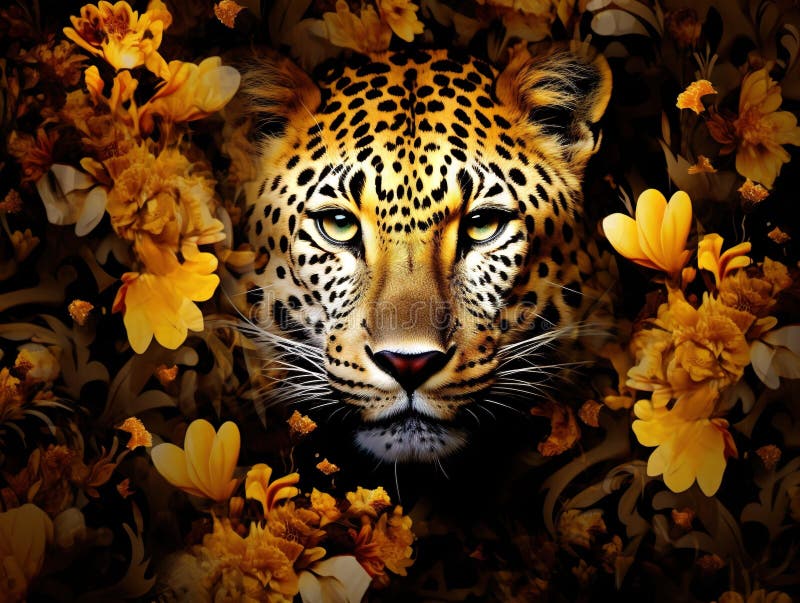 Leopard Yellow and White Skin Seamless Pattern Small Made with ...