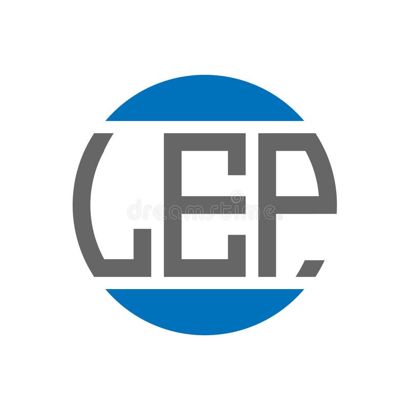 LEP Letter Logo Design on White Background. LEP Creative Initials ...
