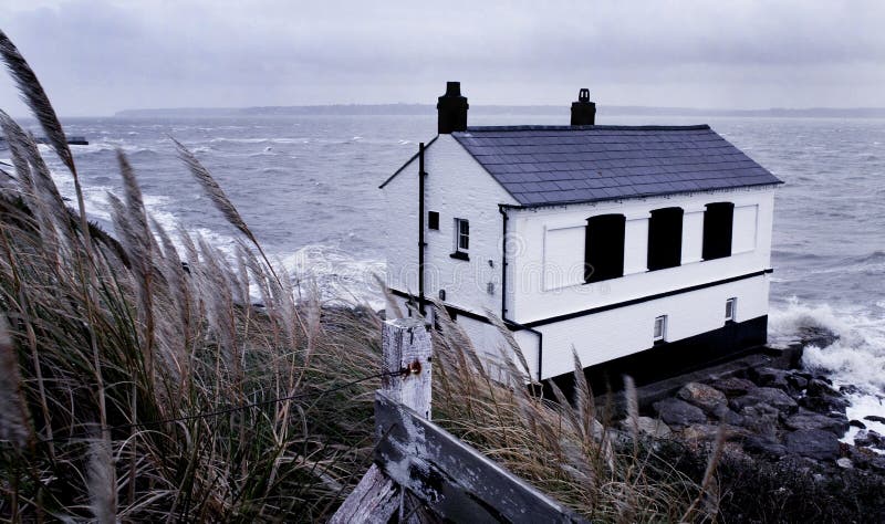 Lepe Beach Boat House, England Stock Image - Image of water, photograph ...