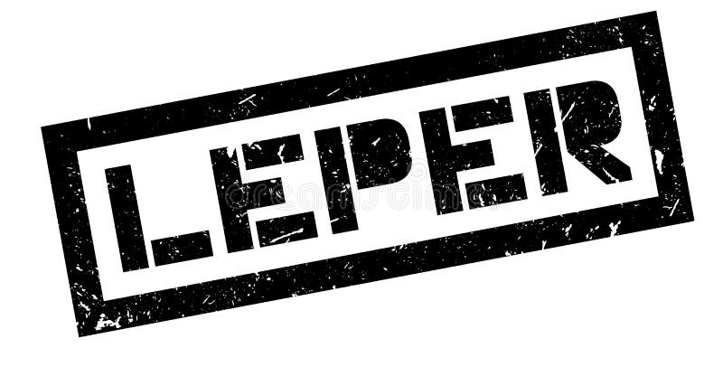 Leper rubber stamp stock vector. Illustration of sign - 83101469