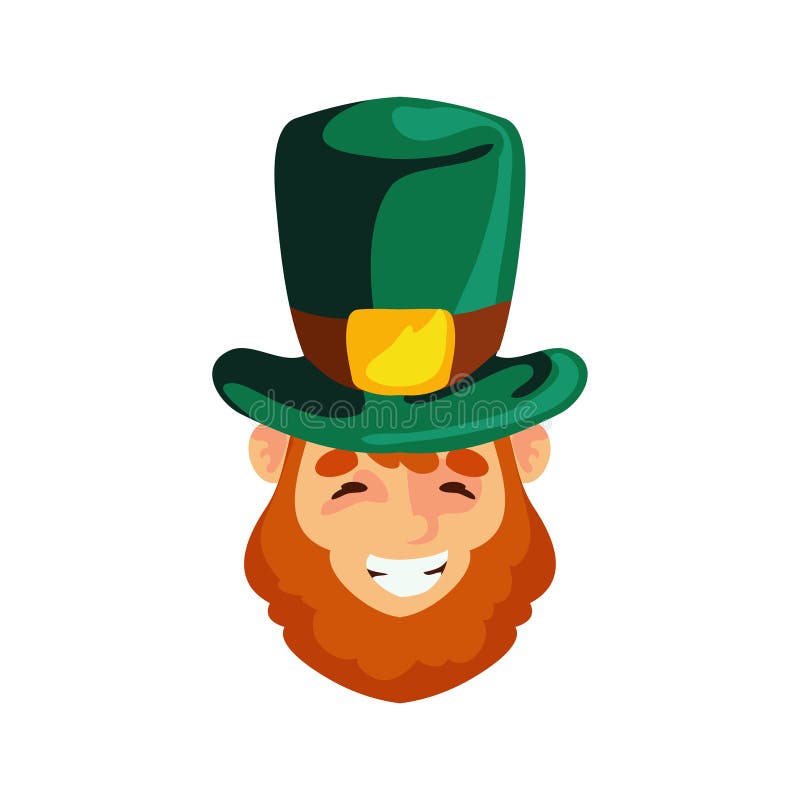 Leprechaun face design stock vector. Illustration of shoe - 273101263