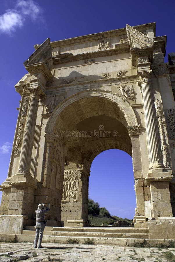 Leptis Magna stock image. Image of built, building, feature - 21316317