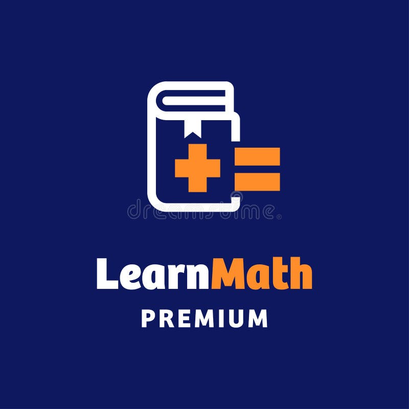 Learn Math Logo stock illustration. Illustration of math - 248441906