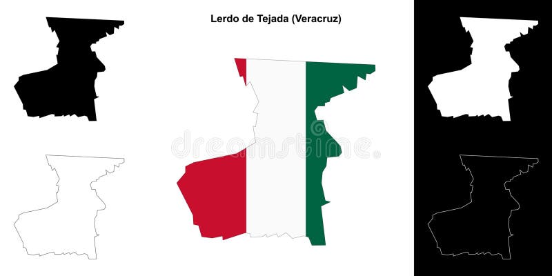 Tejada Outline Map Stock Illustrations – 2 Tejada Outline Map Stock ...