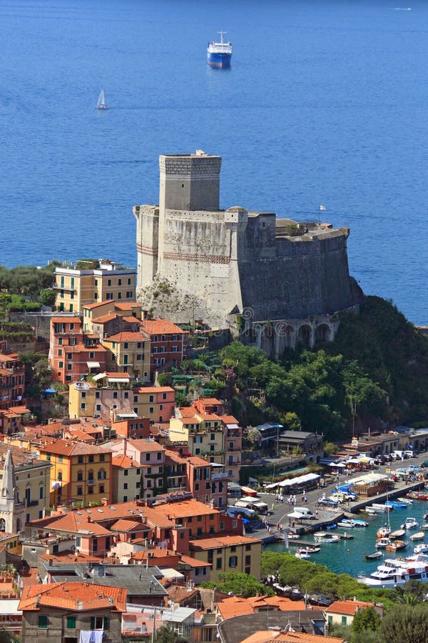 Lerici stock photo. Image of italy, lerici, storm, clouds - 49492082
