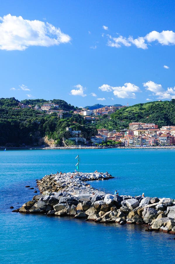 Lerici stock photo. Image of italy, lerici, storm, clouds - 49492082
