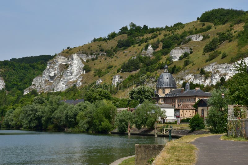 Les Andelys, France - August 8 2019 : Seine Riverside Editorial Stock ...