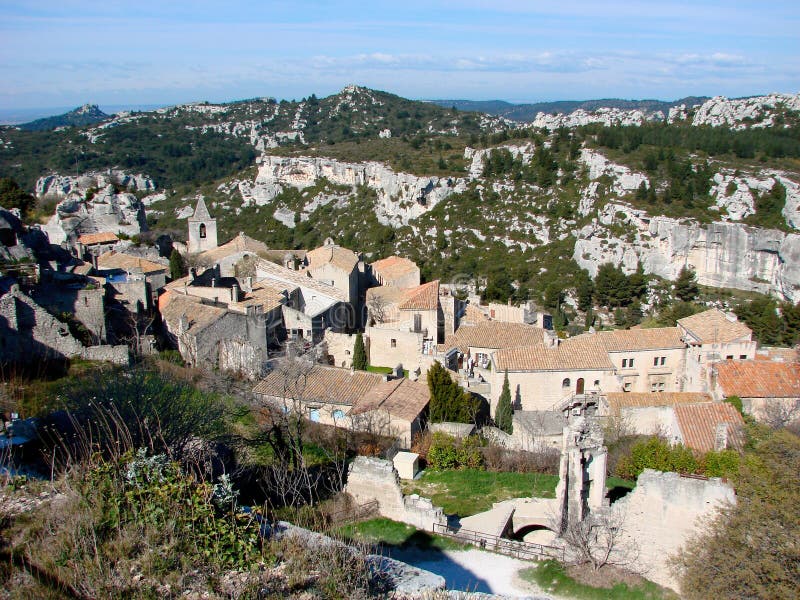Les Baux-de-Provence, Francia Imagen de archivo - Imagen de provenir ...
