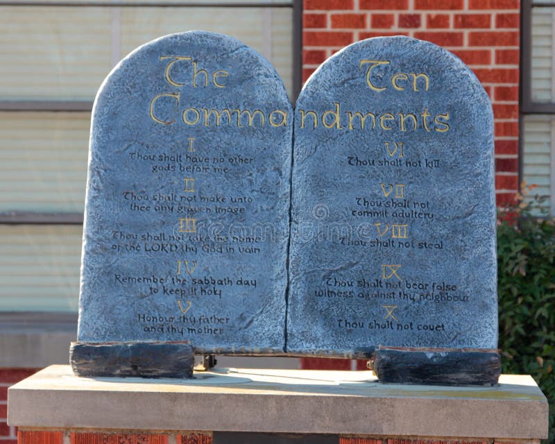 Les Dix commandements photo stock. Image du éducation - 38864630