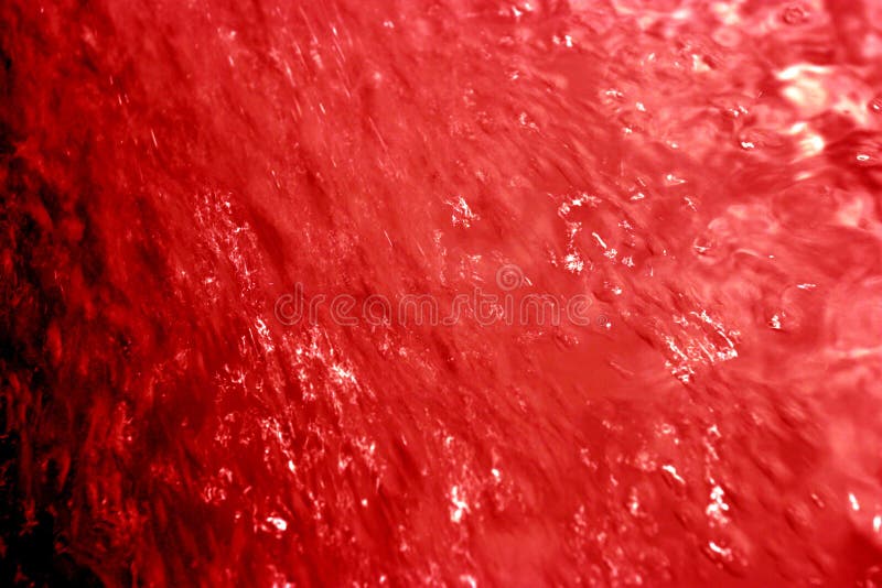 Les eaux rouges image stock. Image du effet, aqua, mousse - 668311