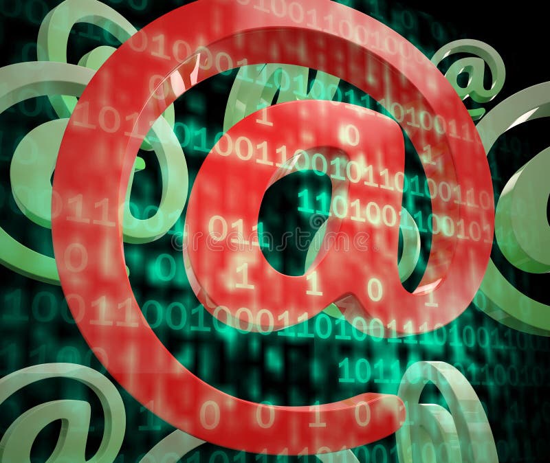 Les Expositions De Signe D'email Envoient Le Message Et La ...