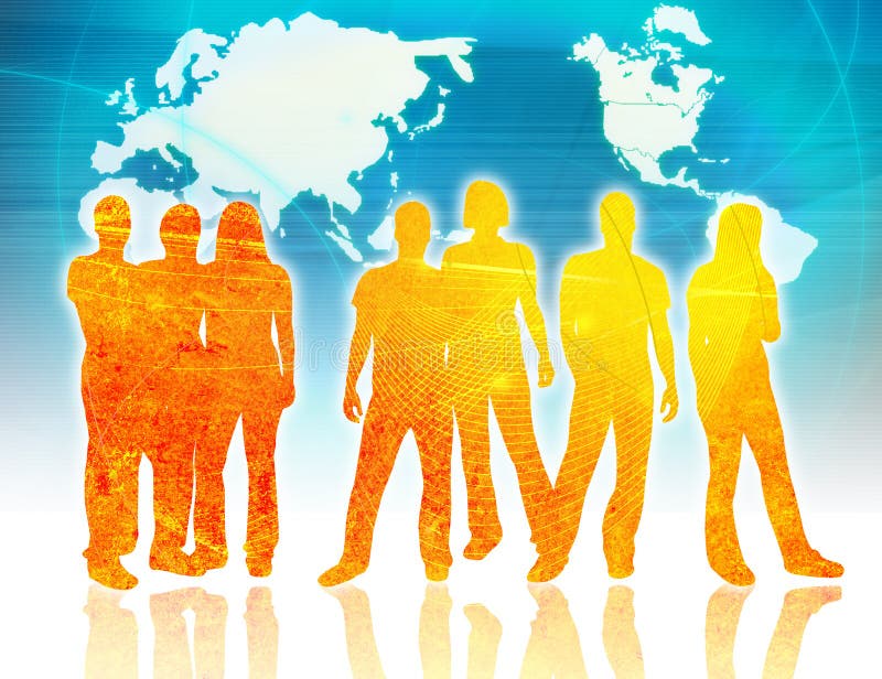 Les gens illustration stock. Illustration du amis, type - 4037971