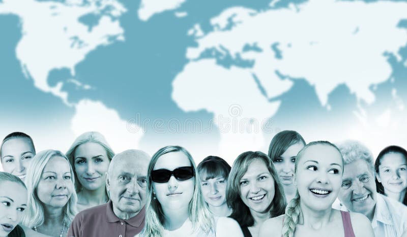 Les gens du monde photo stock. Image du brochure, application - 10640416